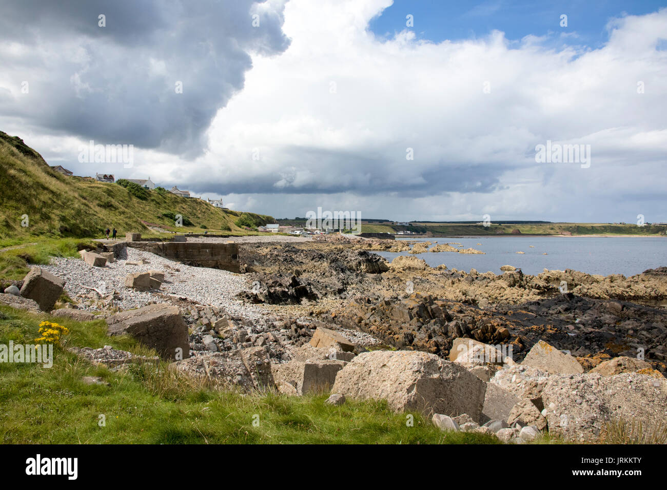 Cullen Bay, Scotland Stock Photo - Alamy