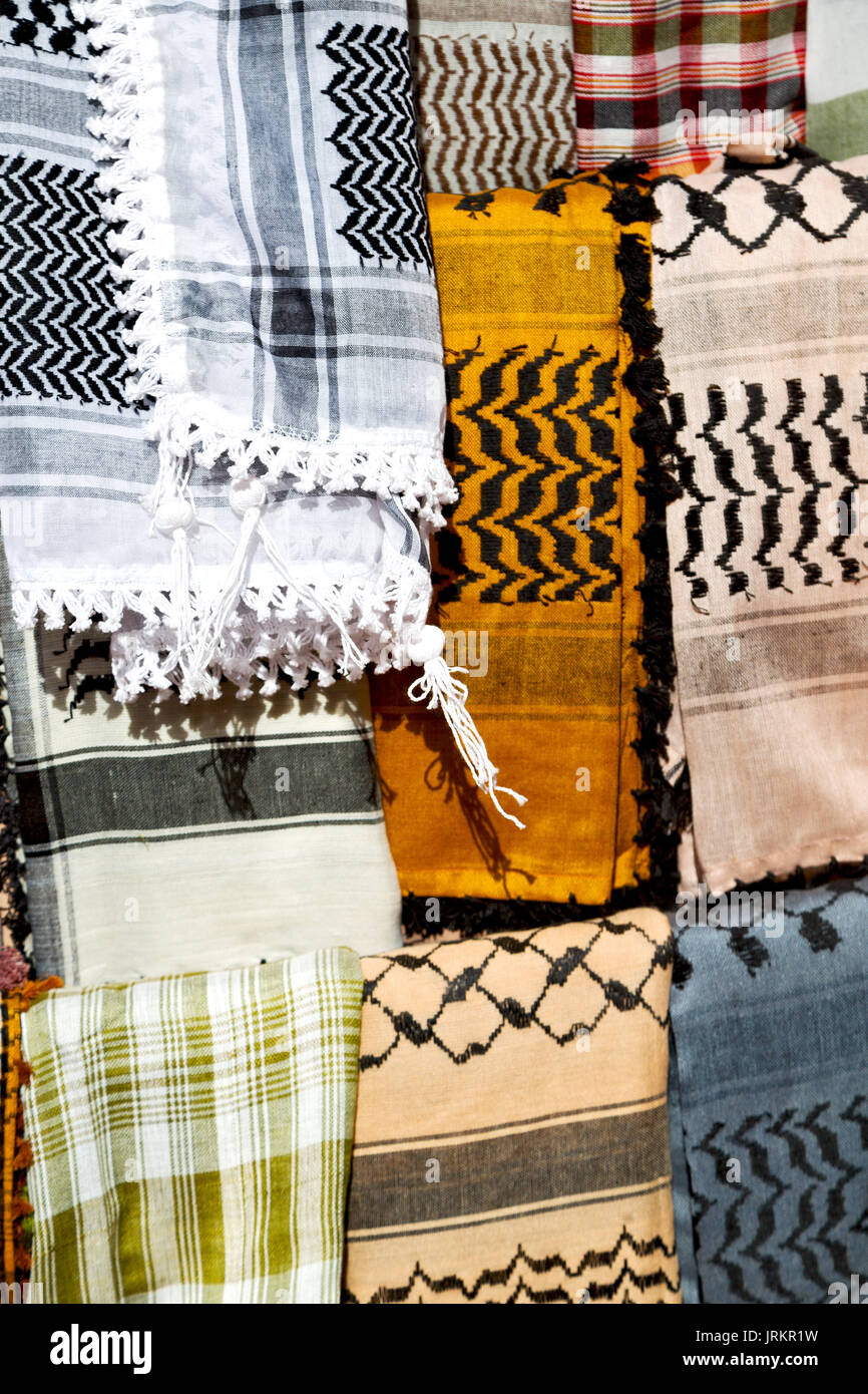 the texture of the cotton traditional symbolic arabian scarf like ...