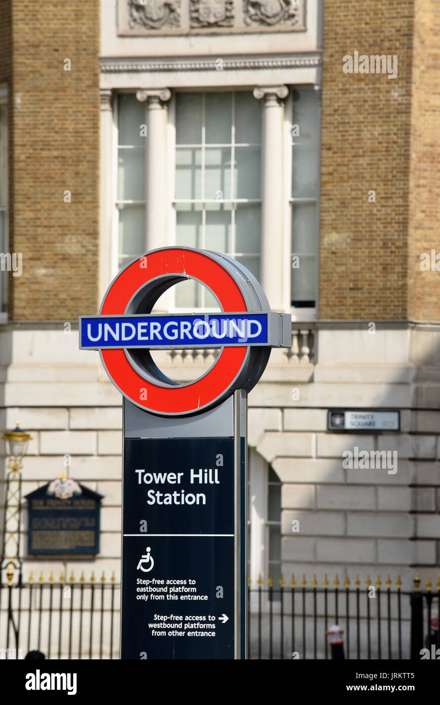 Tower hill underground station hi-res stock photography and images - Alamy