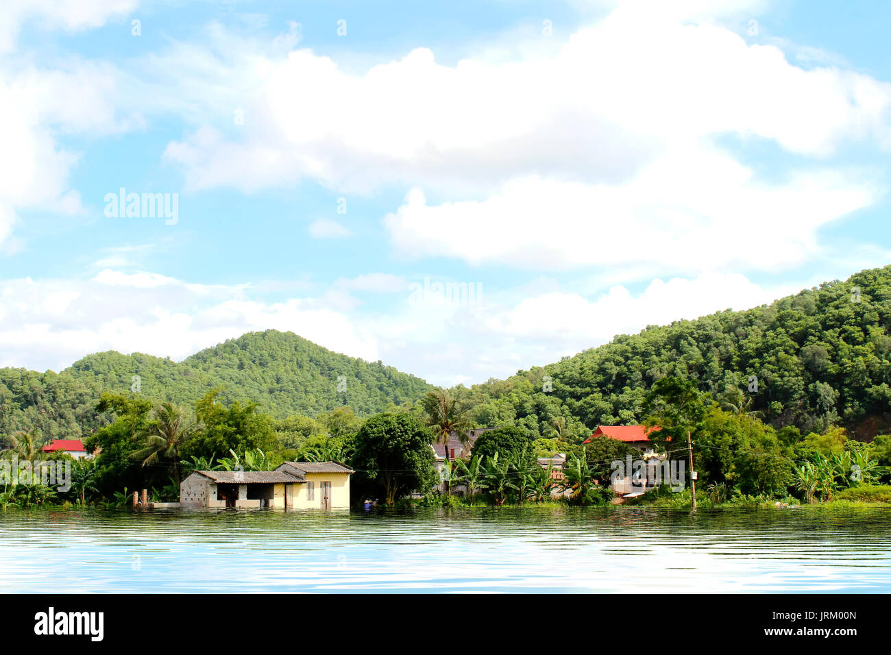 Mountain and Water Stock Photo - Alamy