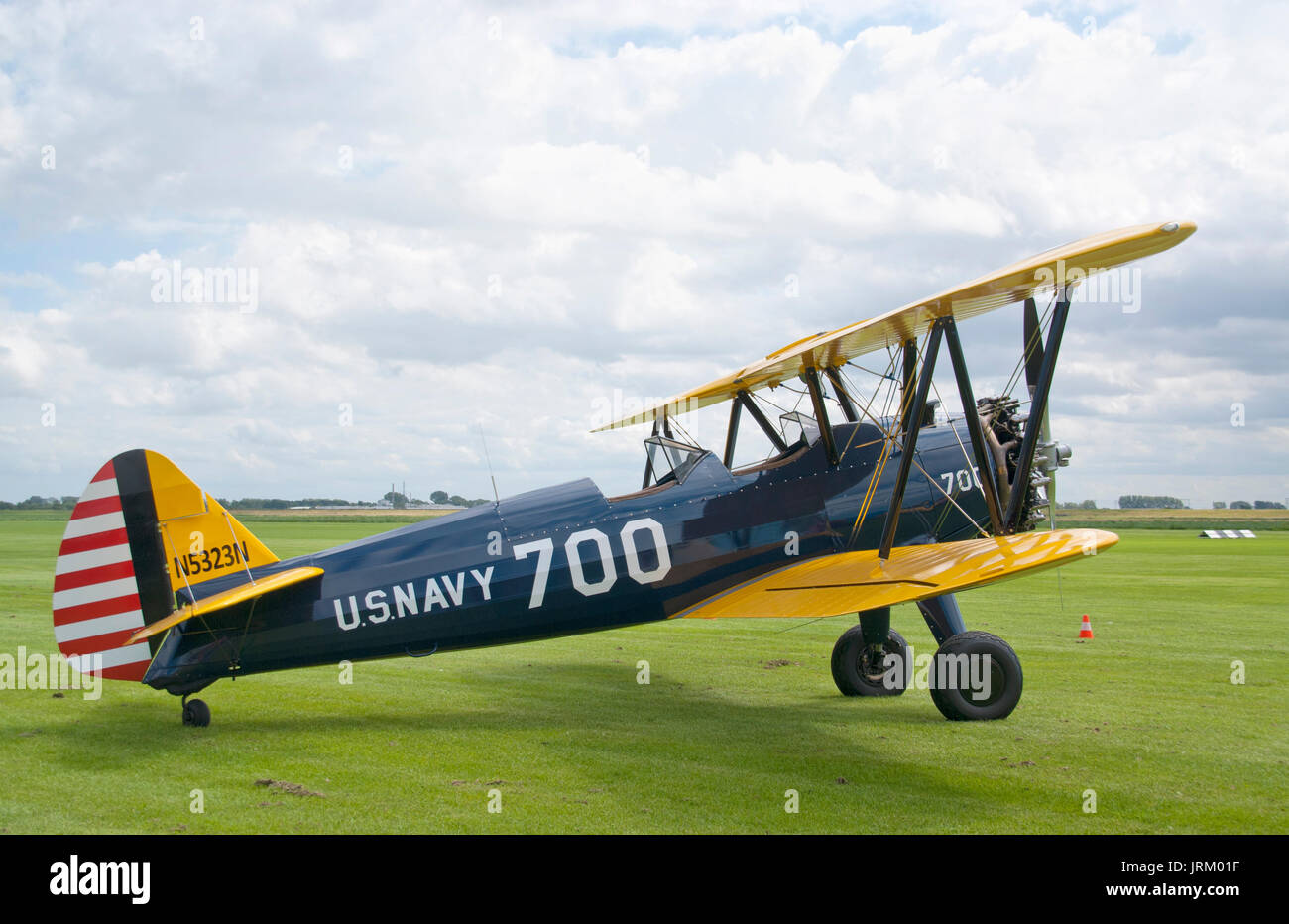 N5323N Boeing Stearman Kaydet PT-13D Stock Photo - Alamy