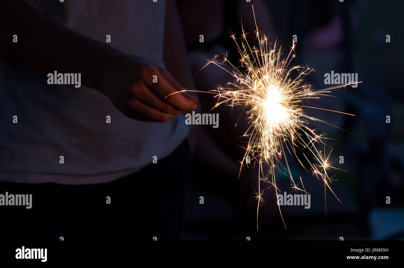 Sparkler firework hi-res stock photography and images - Alamy