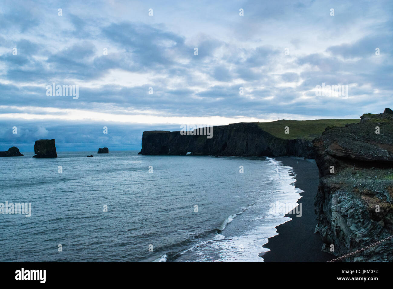 View from the Dyrholaey Cliffs, Iceland Stock Photo - Alamy