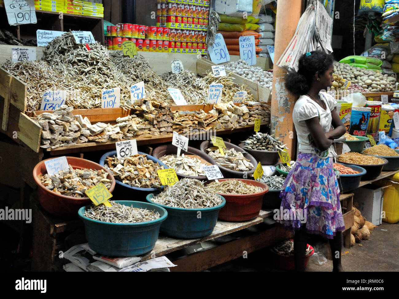 Sri lankan fish market hi-res stock photography and images - Alamy