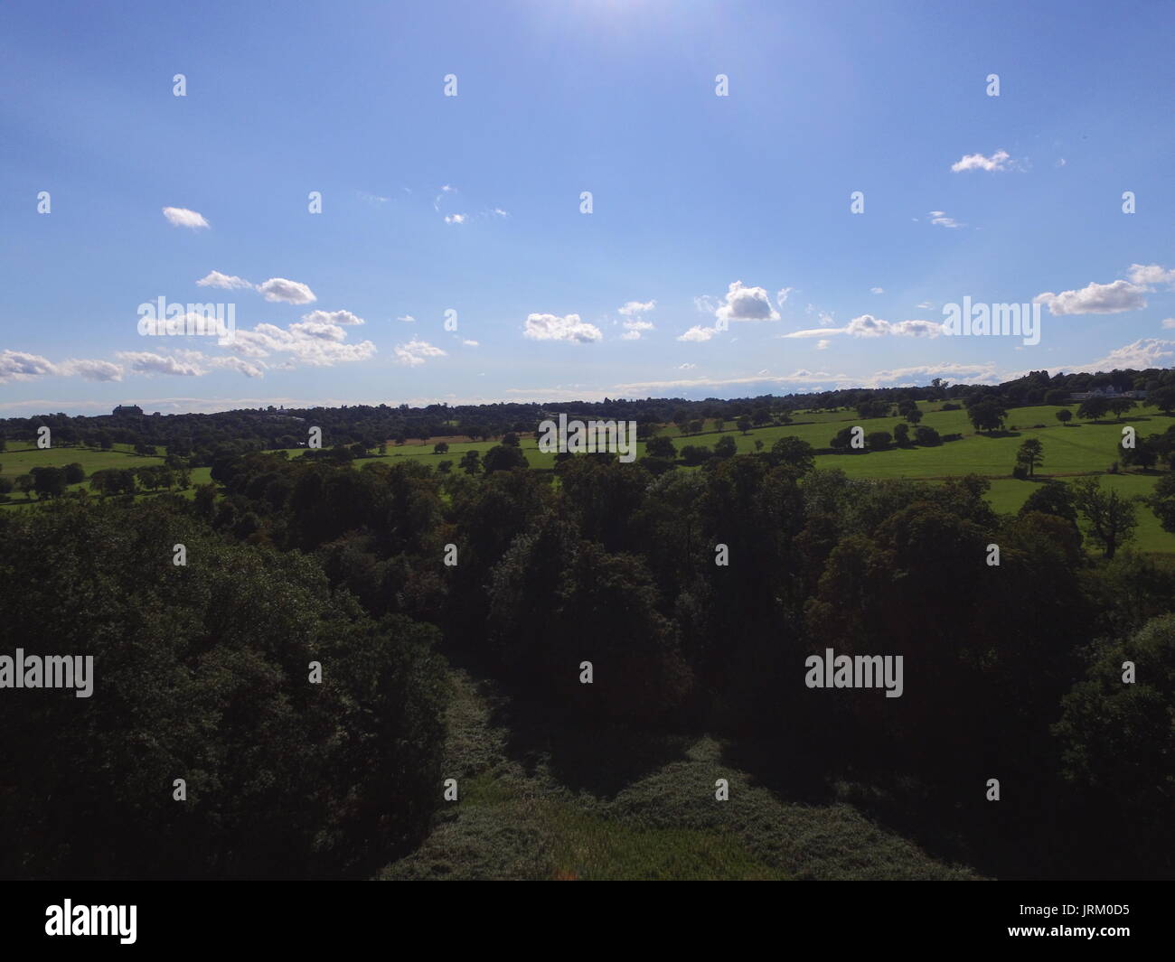 Aerial Photography - British Countryside Stock Photo - Alamy