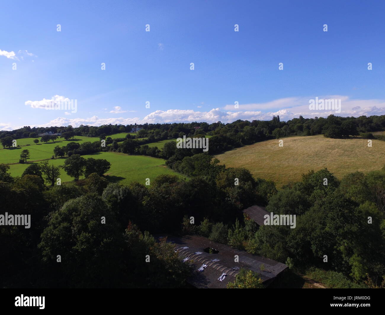 Aerial Photography - British Countryside Stock Photo - Alamy