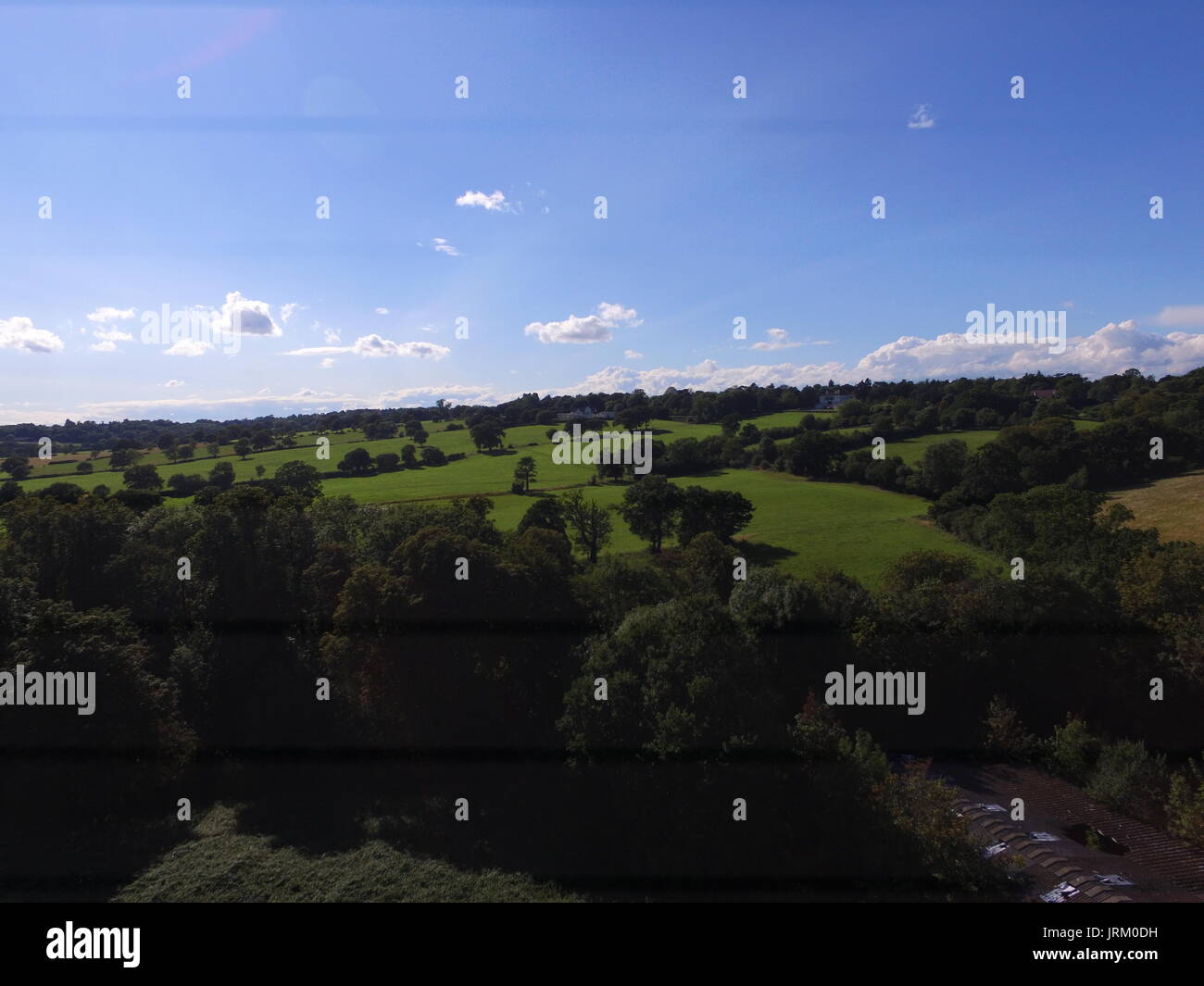 Aerial Photography - British Countryside Stock Photo - Alamy