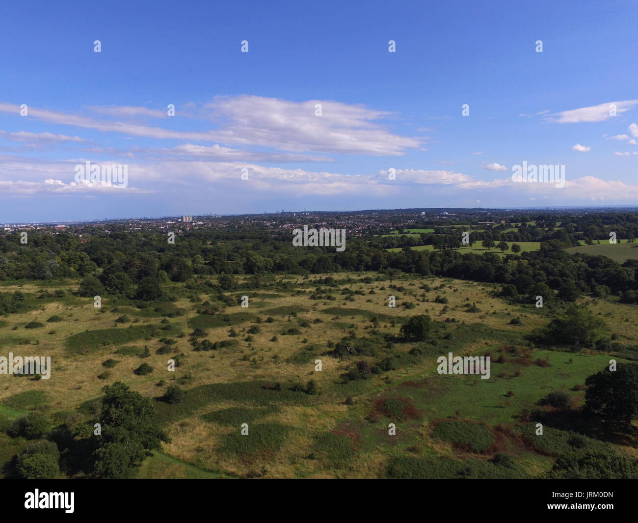 Rural britain village aerial hi-res stock photography and images - Alamy