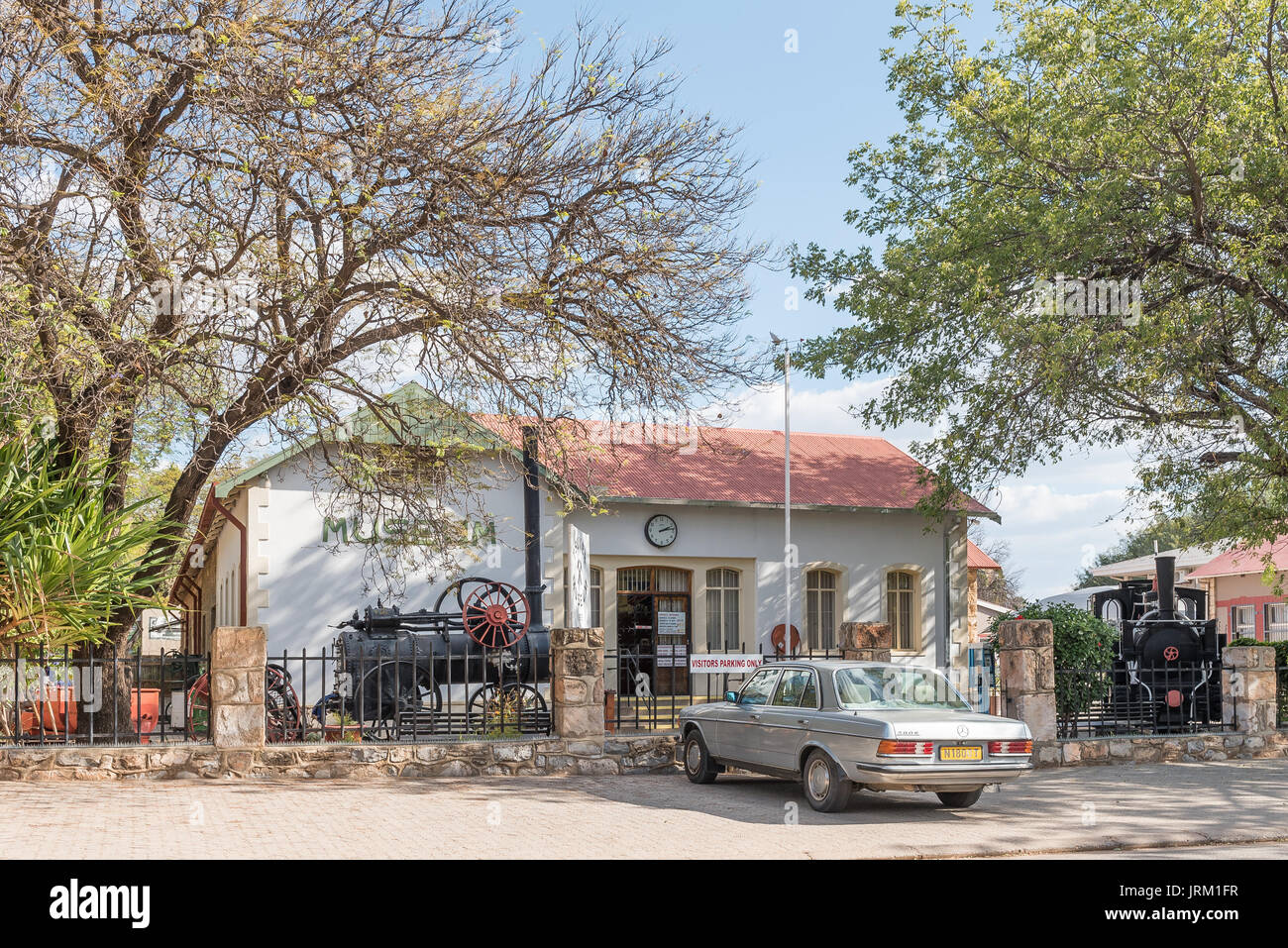 TSUMEB, NAMIBIA - JUNE 20, 2017: The museum in Tsumeb in the Oshikoto ...