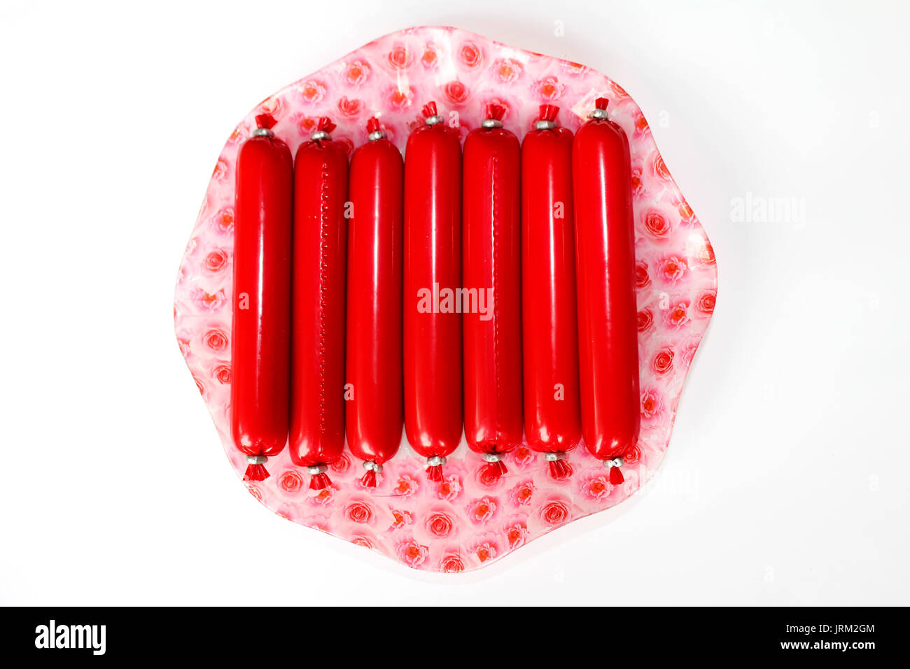 Red sausage hi-res stock photography and images - Alamy