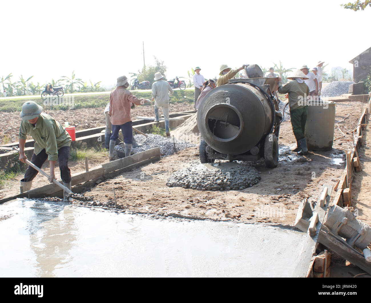 Municipal construction workers repairing hi-res stock photography and ...