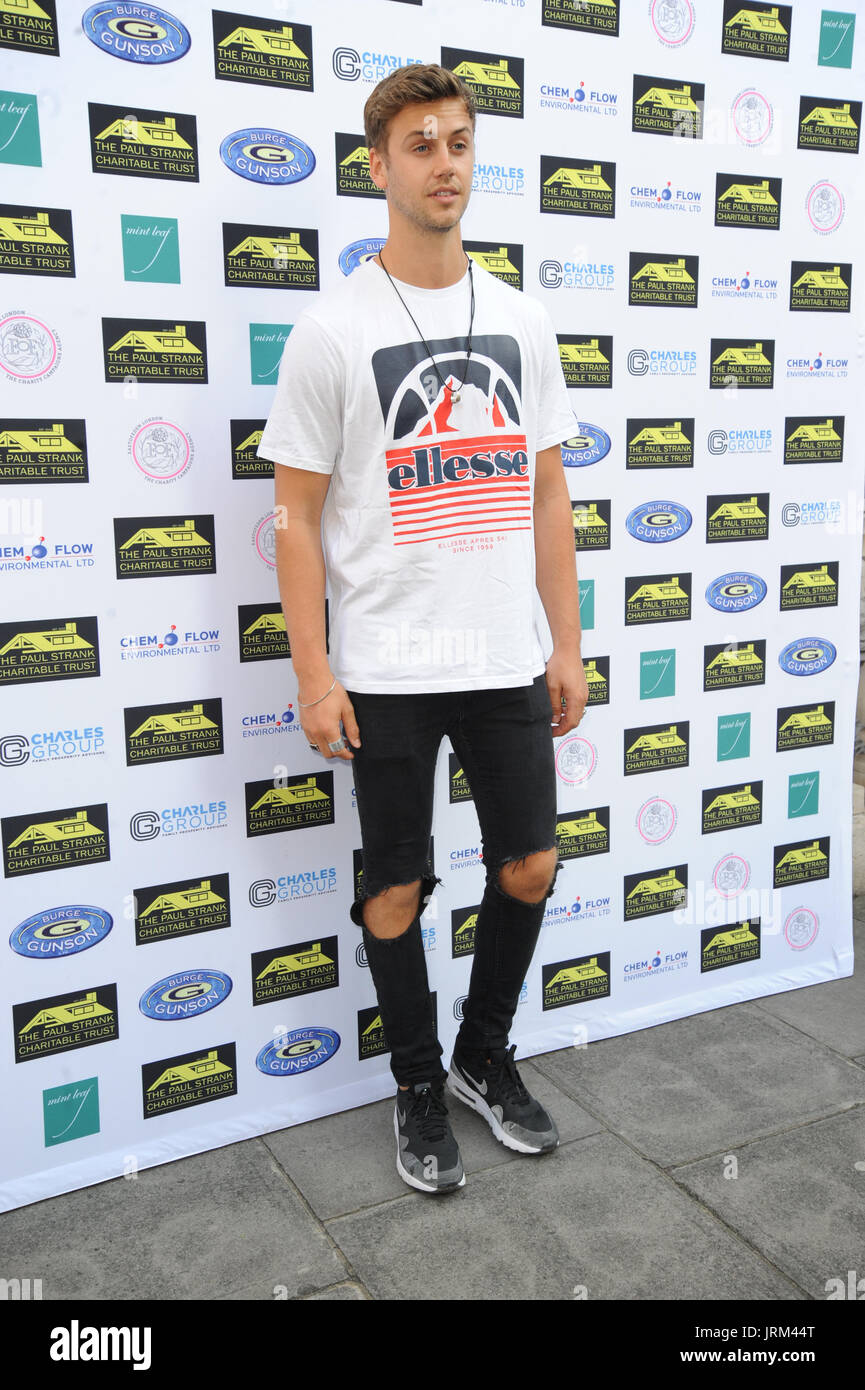 Paul Strank's Summer Party - Arrivals Featuring: Barney Banks Where ...