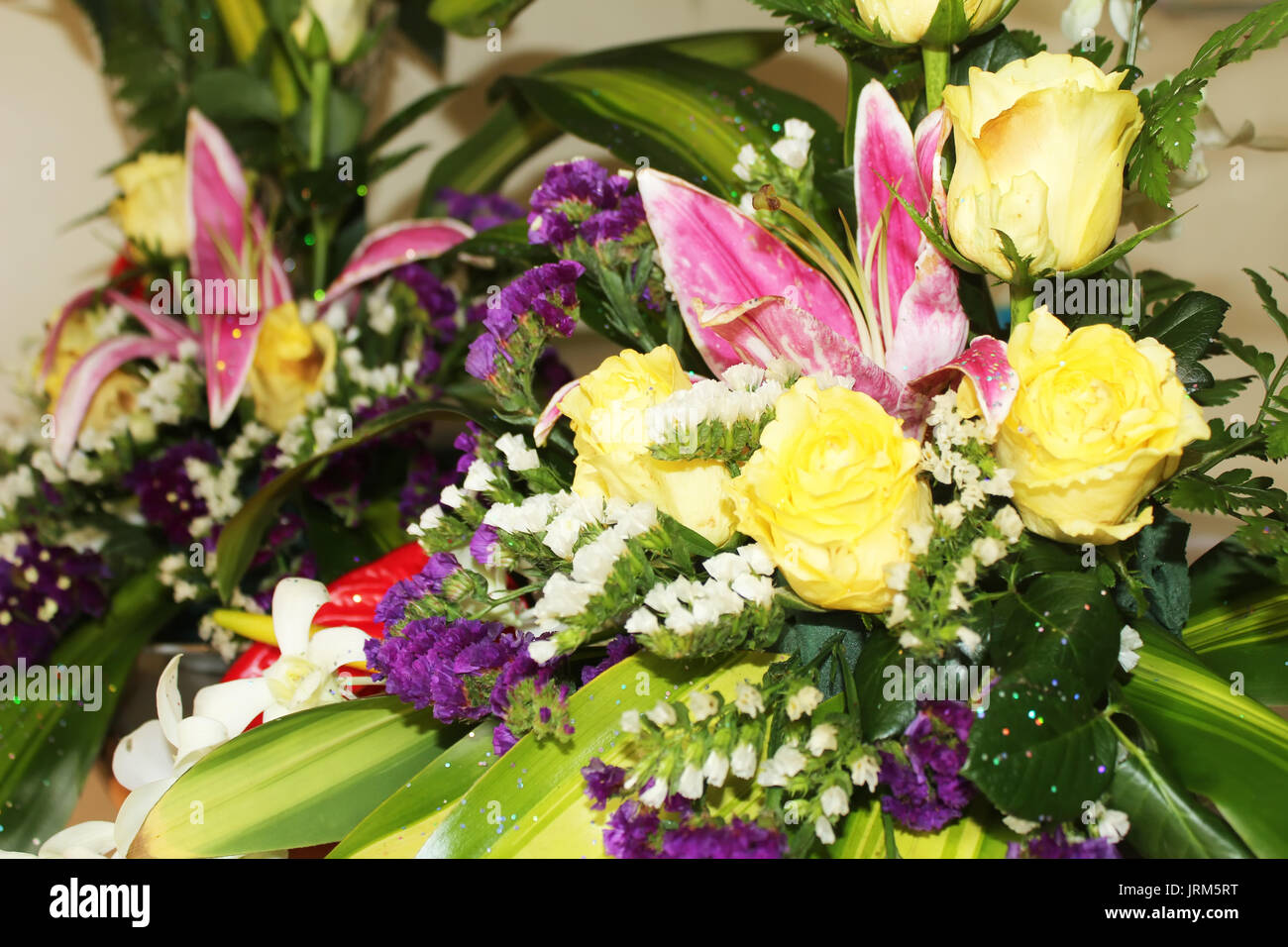 Summer flower background Stock Photo - Alamy