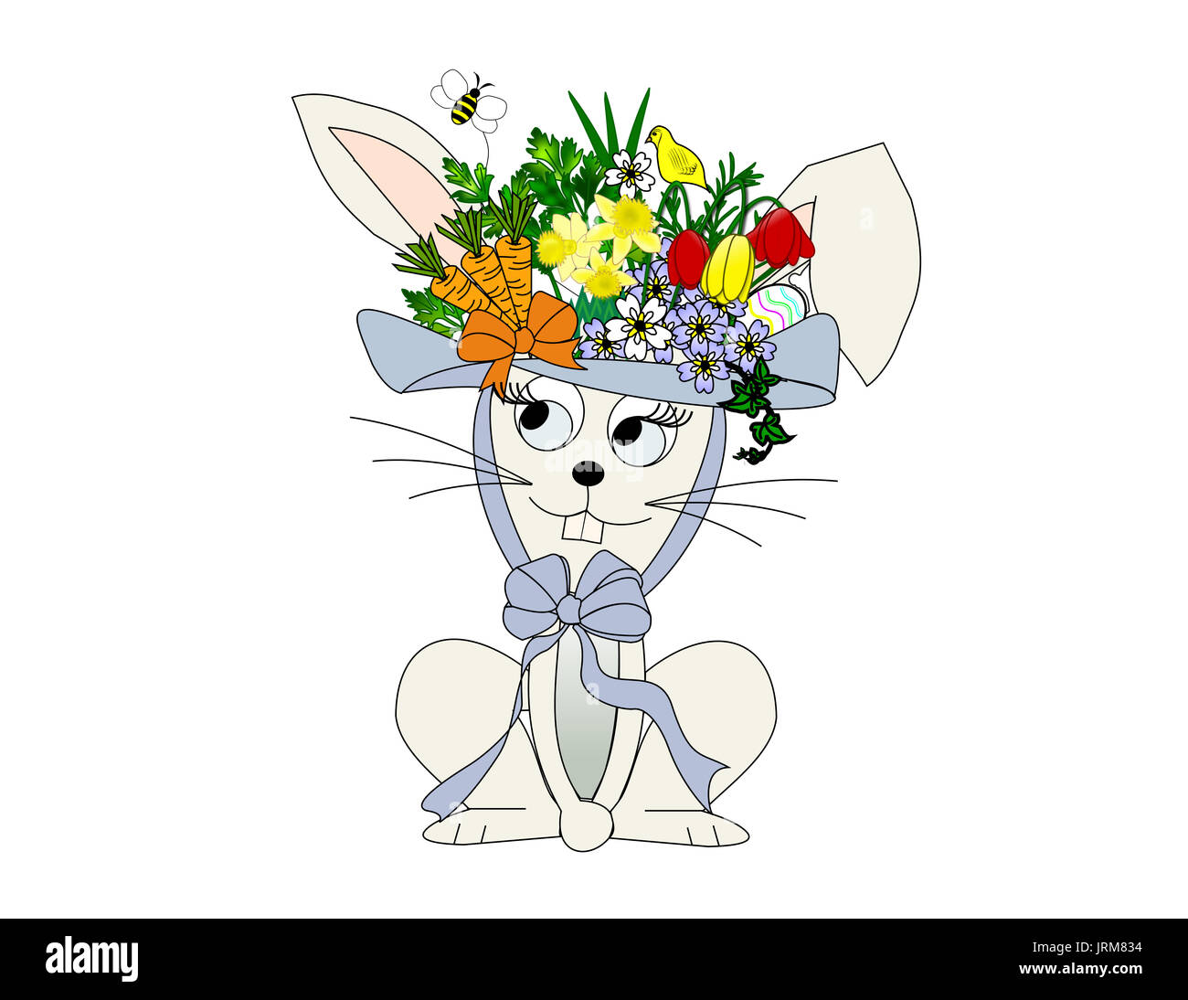Easter bonnet and girl hi-res stock photography and images - Alamy