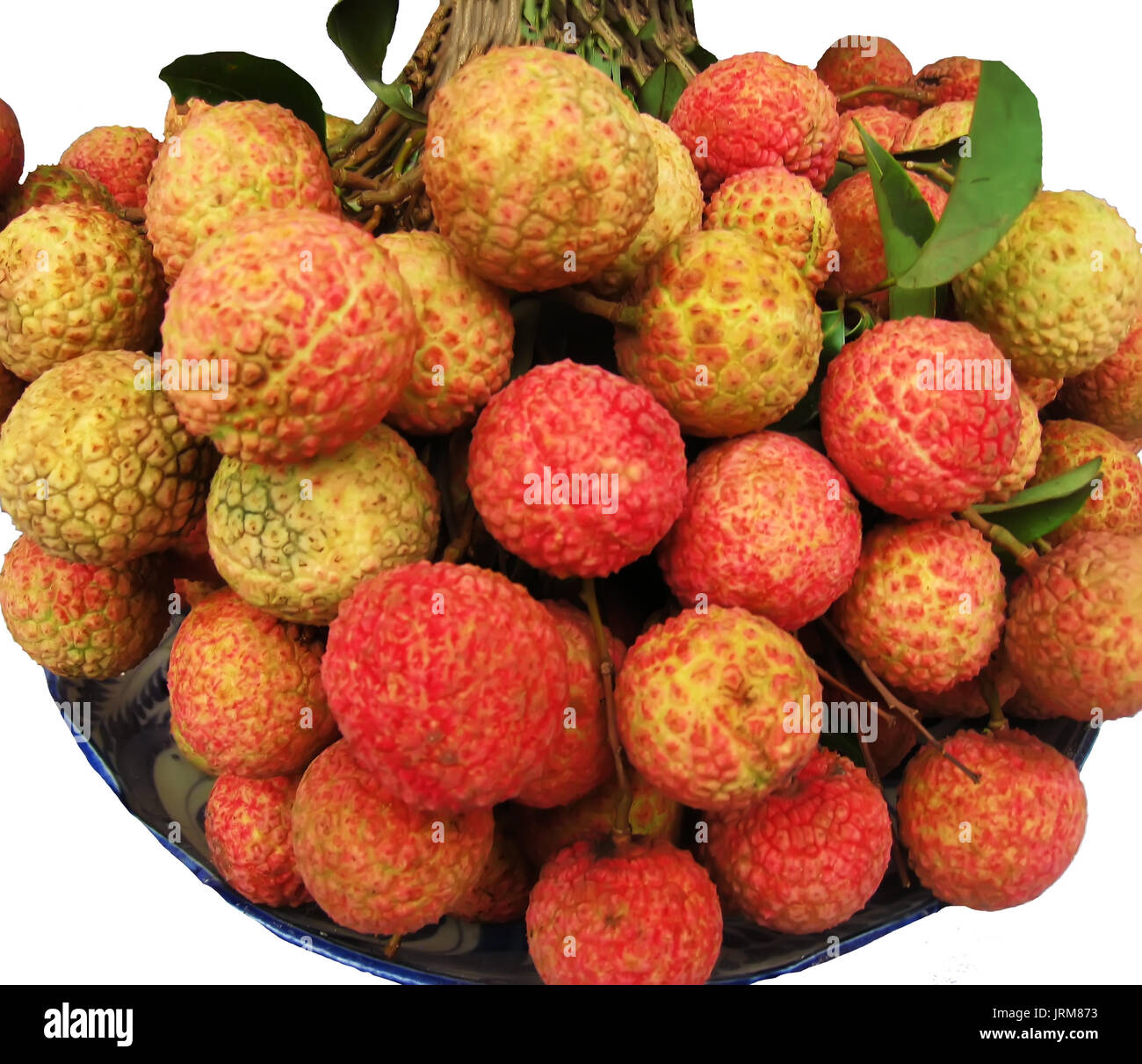 Closeup of fresh bunch of Lychee fruits Stock Photo - Alamy