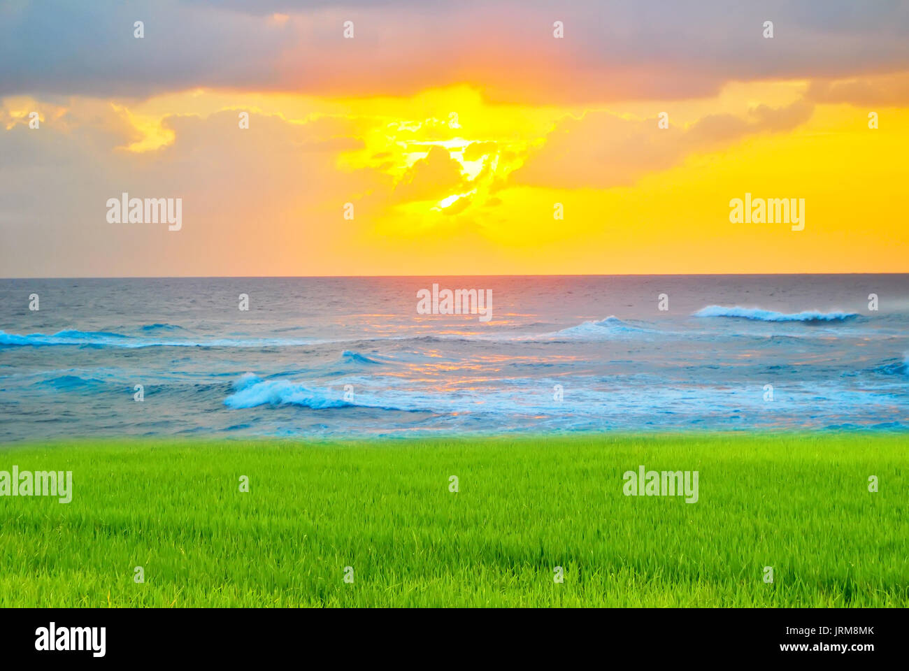 Beach Sunset Scarborough Beach Perth High Resolution Stock Photography ...
