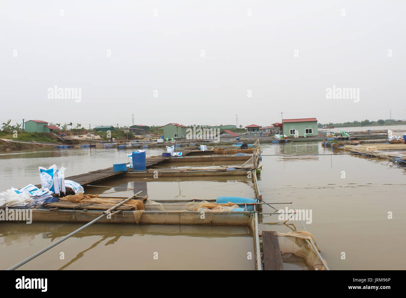 farm in river Stock Photo - Alamy