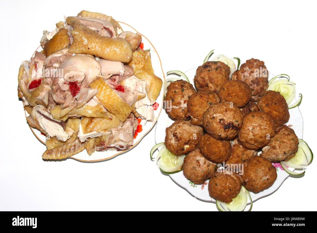 chicken and pork Stock Photo - Alamy