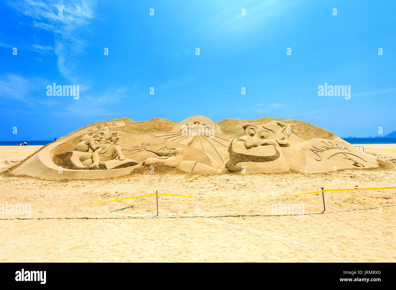 Busan south korea sculpture haeundae hi-res stock photography and ...