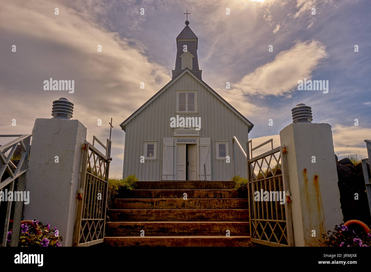 Strandarkirkja, an old church in Selvogur, Iceland Stock Photo - Alamy