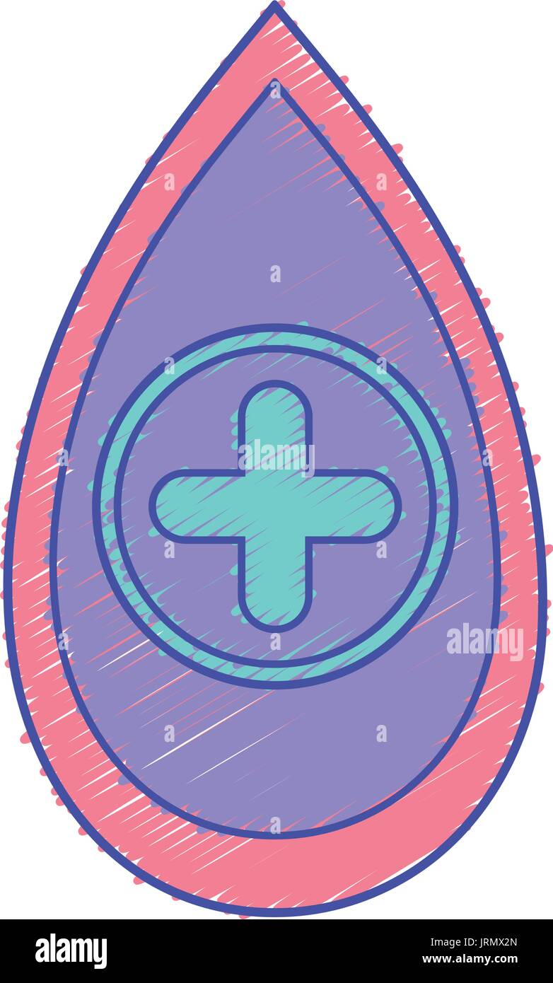 Syringe drop cross symbol Stock Vector Images - Alamy