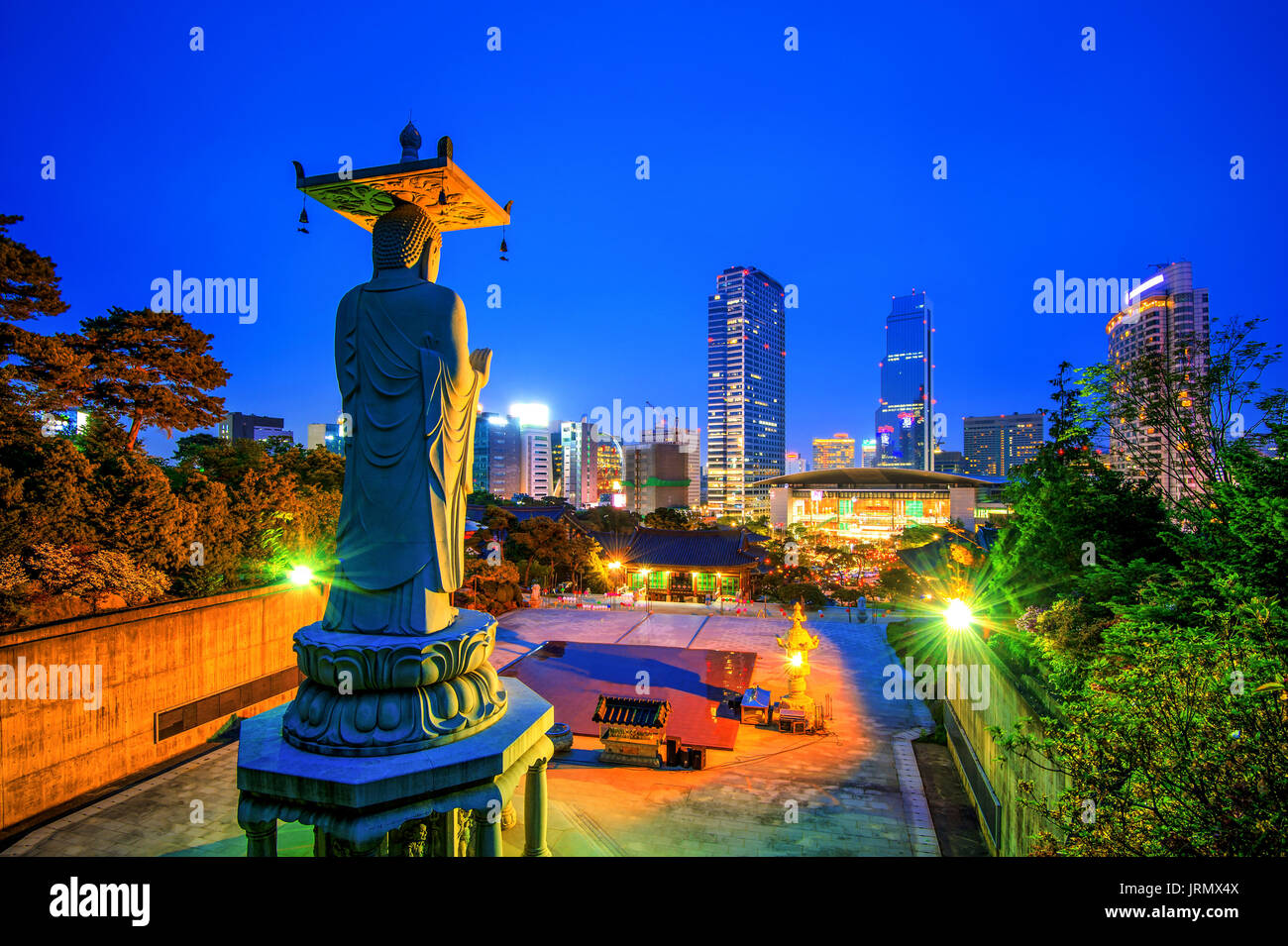 Bongeunsa Temple in Seoul, Korea Stock Photo - Alamy