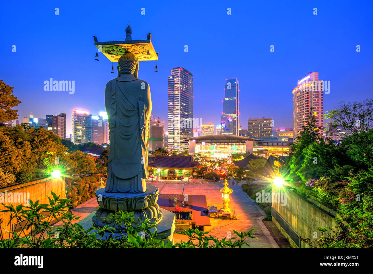 Bongeunsa Temple in Seoul, Korea Stock Photo - Alamy