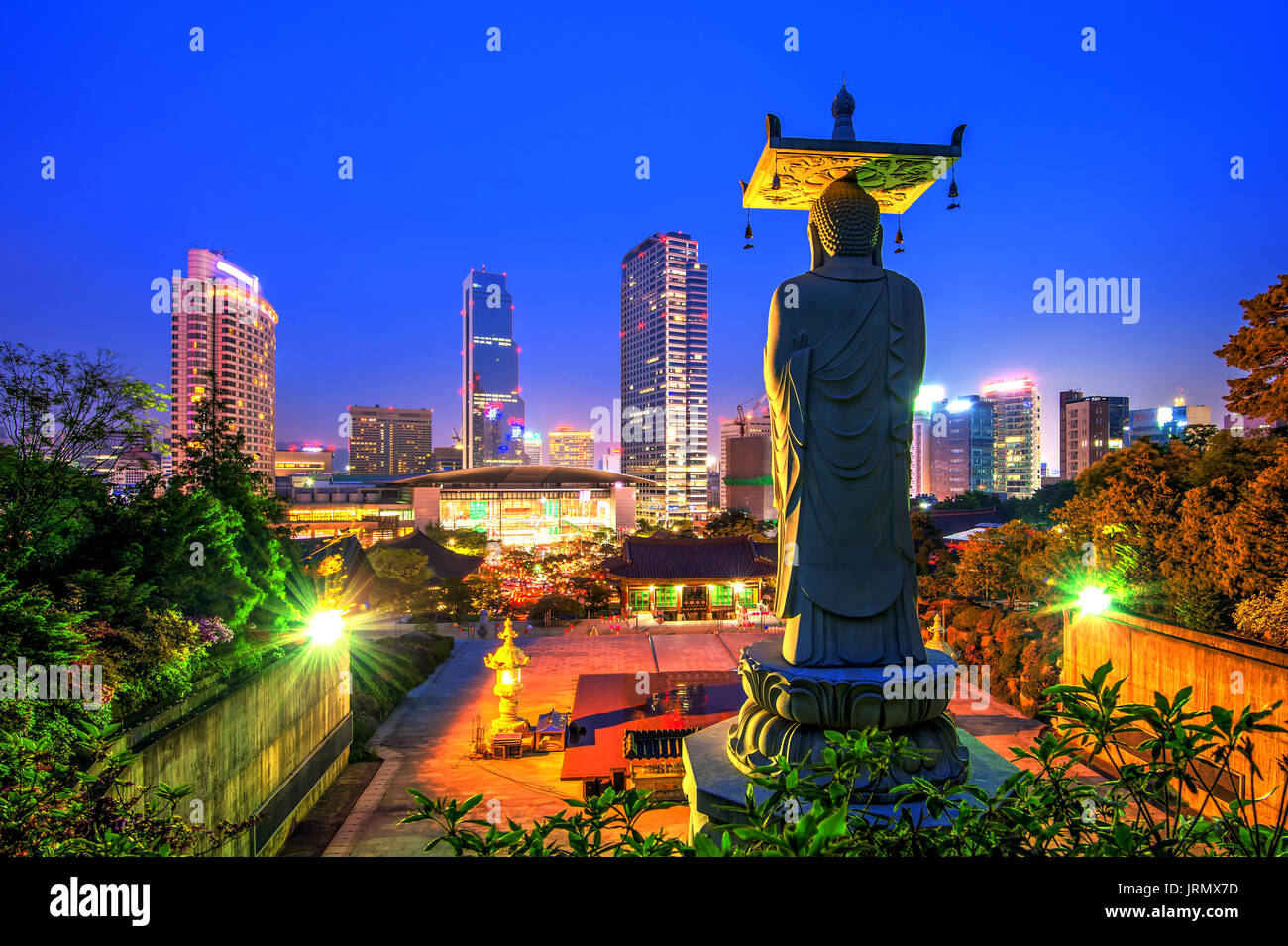 Bongeunsa Temple in Seoul, Korea Stock Photo - Alamy