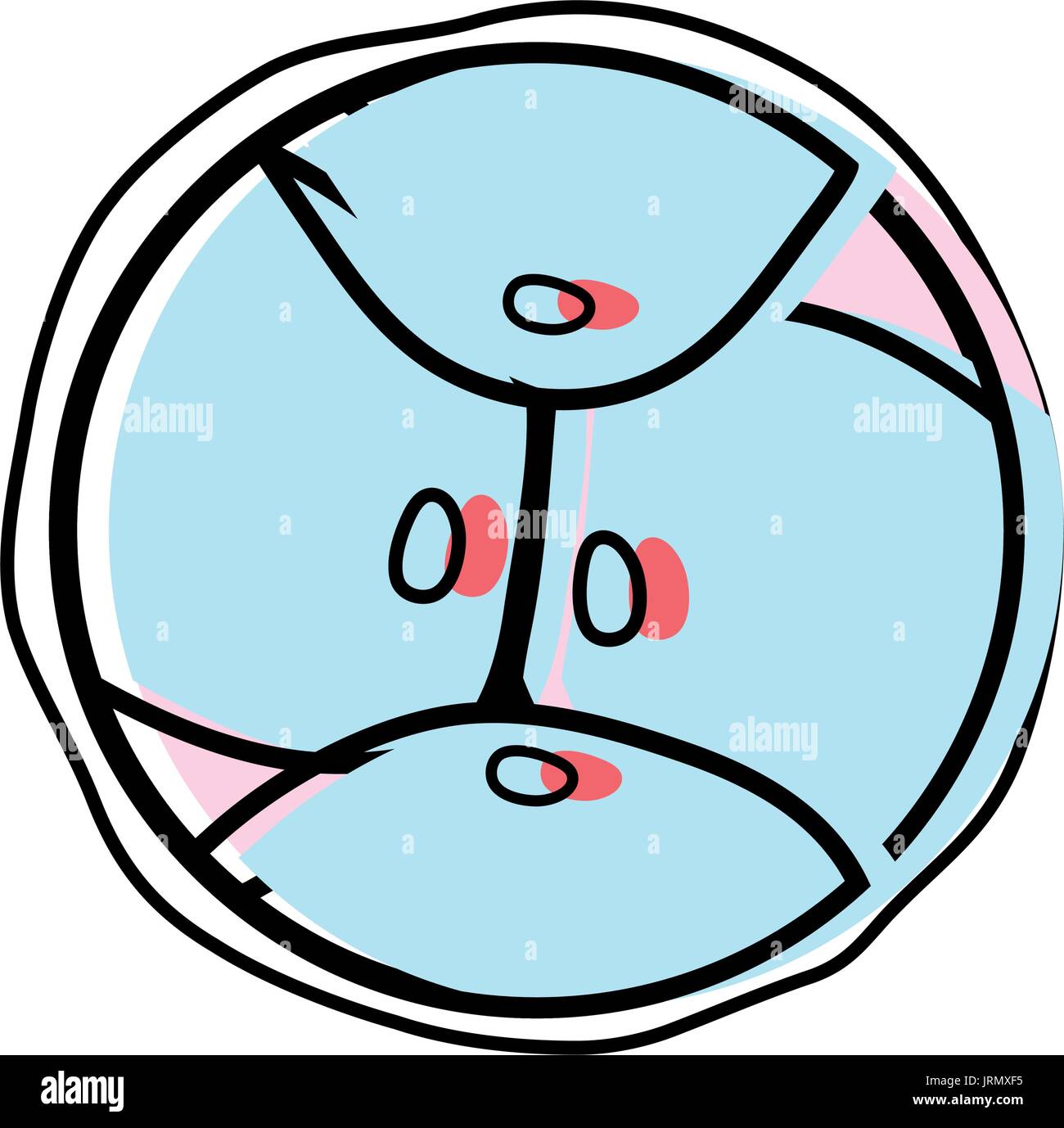 Cell dividing mitosis Stock Vector Images - Alamy