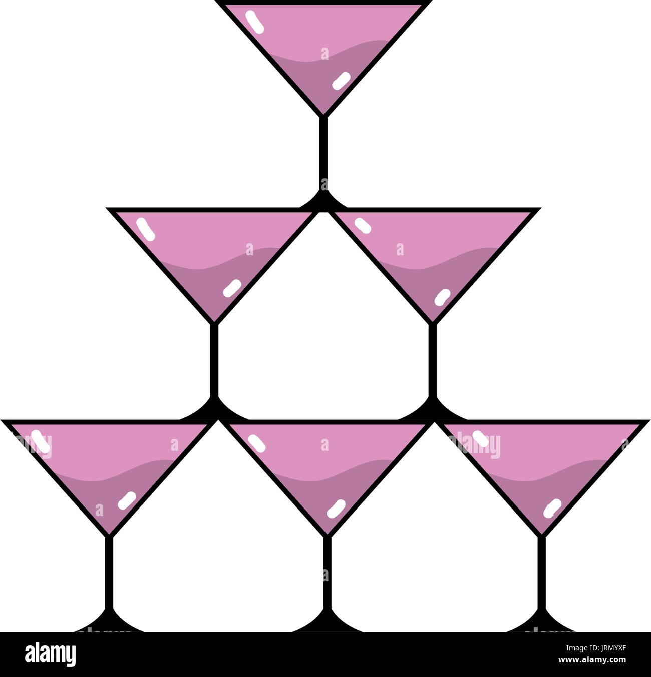 crystal glass to celebrate special days Stock Vector Image & Art - Alamy