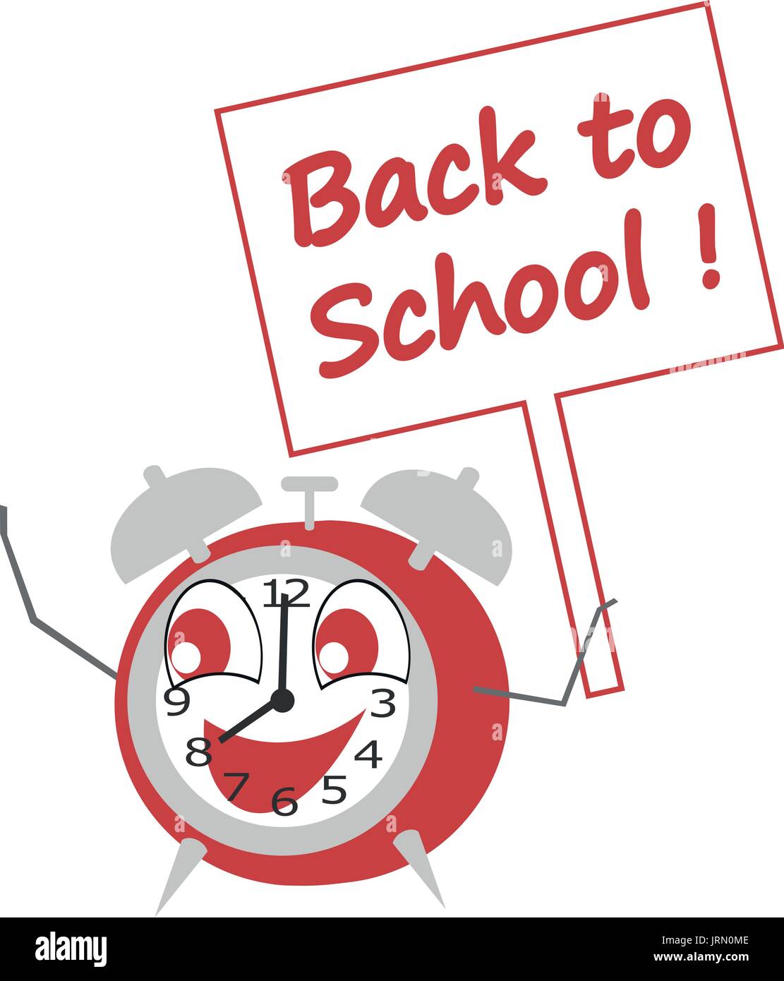 Teach time clock Stock Vector Images - Alamy