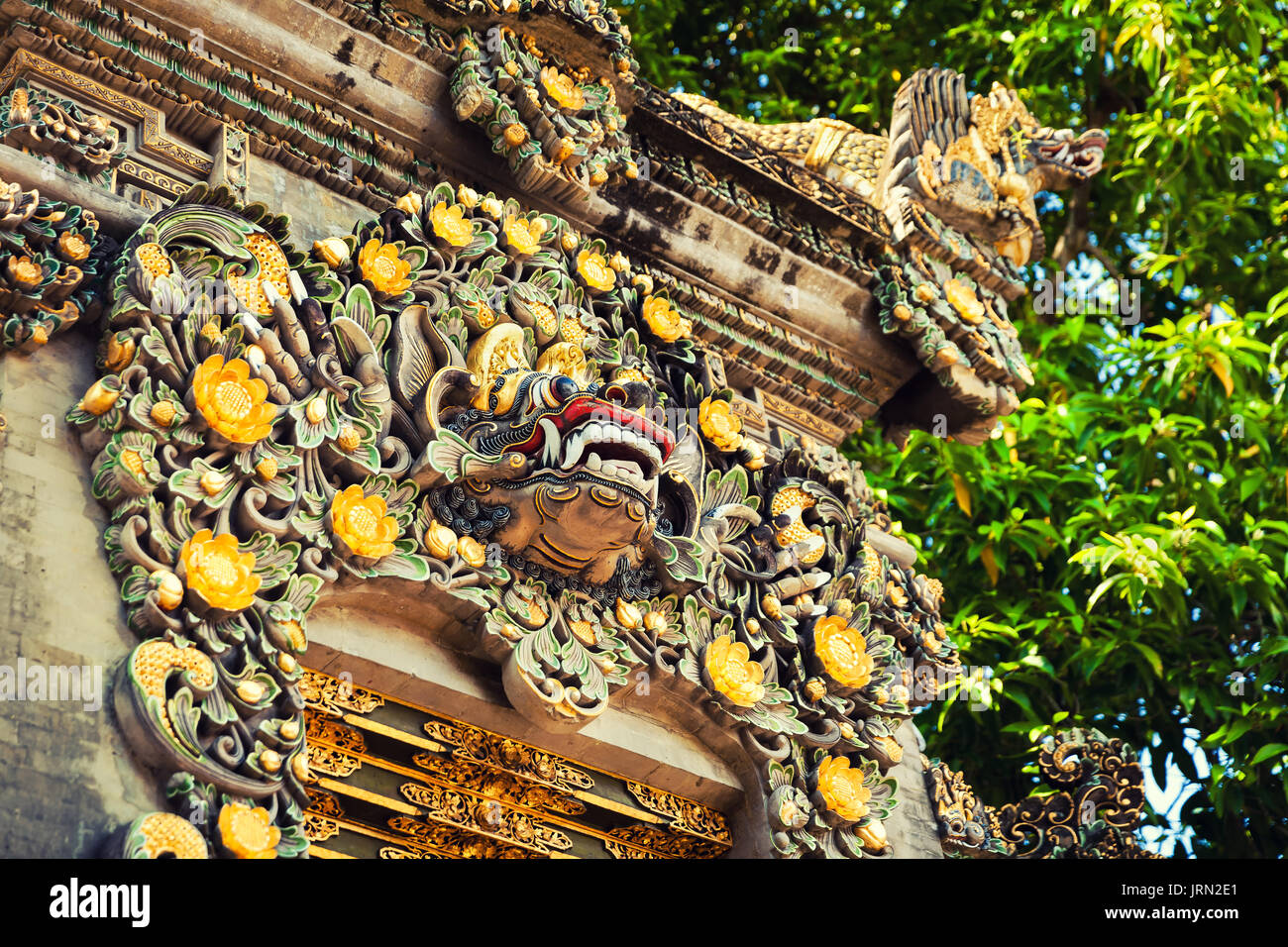 Entrance to the Hindu temple. Bali, Indonesias Stock Photo - Alamy