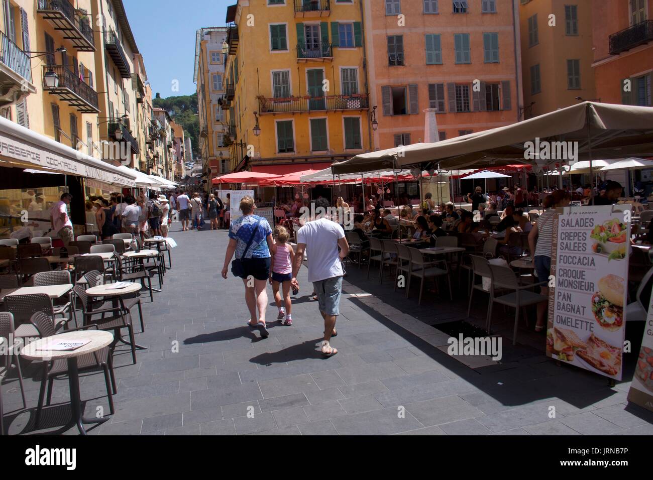 Old town nice france restaurant hi-res stock photography and images - Alamy