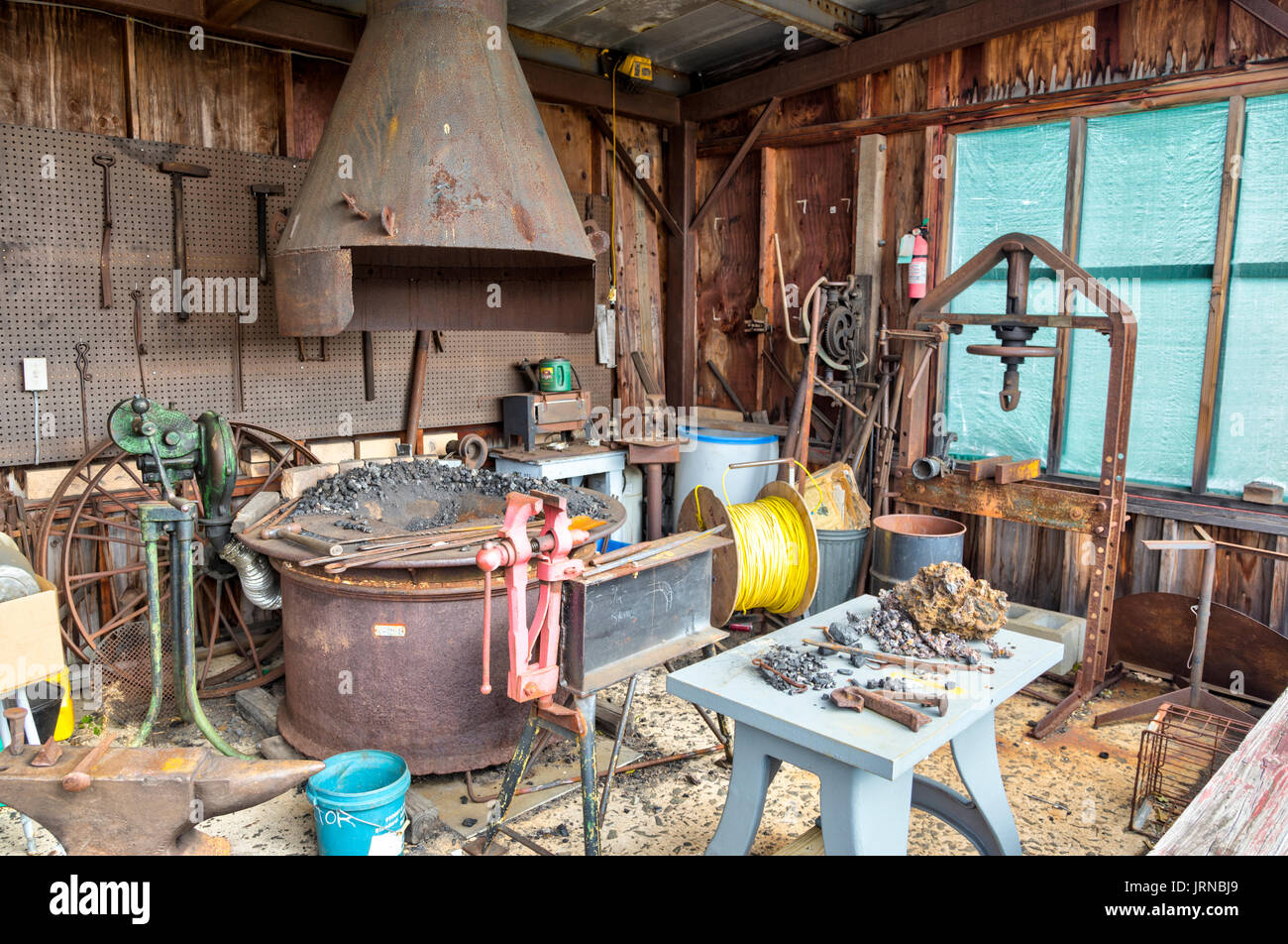 Danbury Railway Museum Tool Shop Stock Photo - Alamy