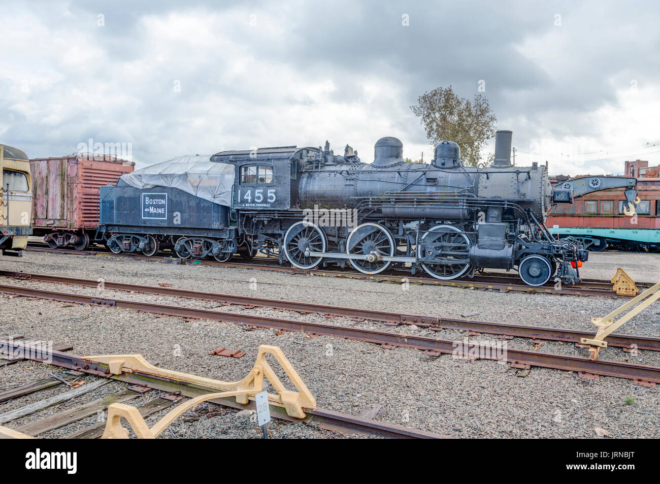 Steam Locomotive-Danbury CT Stock Photo - Alamy
