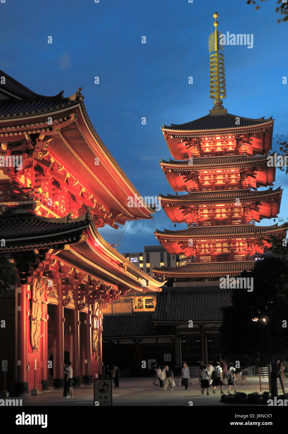 Five story sensoji temple asakusa hi-res stock photography and images ...