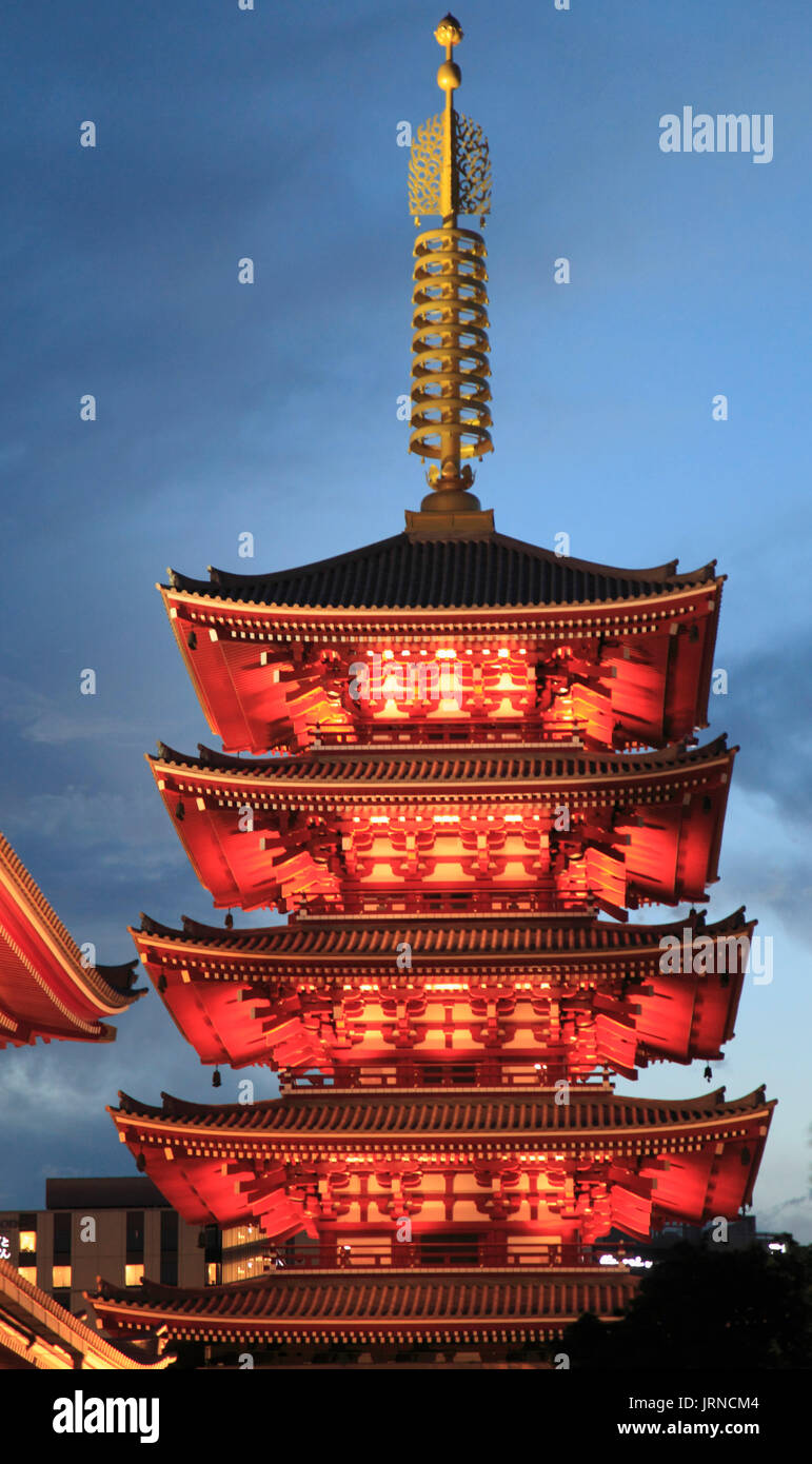 Five story sensoji temple asakusa hi-res stock photography and images ...