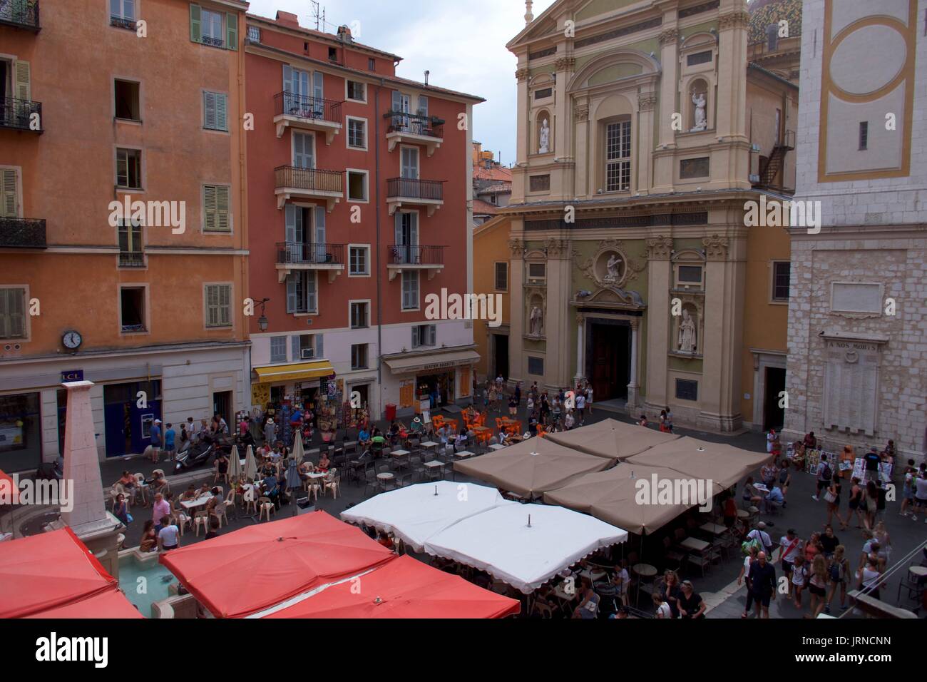 Old nice france square hi-res stock photography and images - Alamy