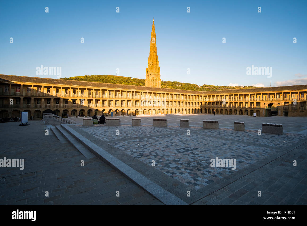 Halifax piece hall sunset hi-res stock photography and images - Alamy