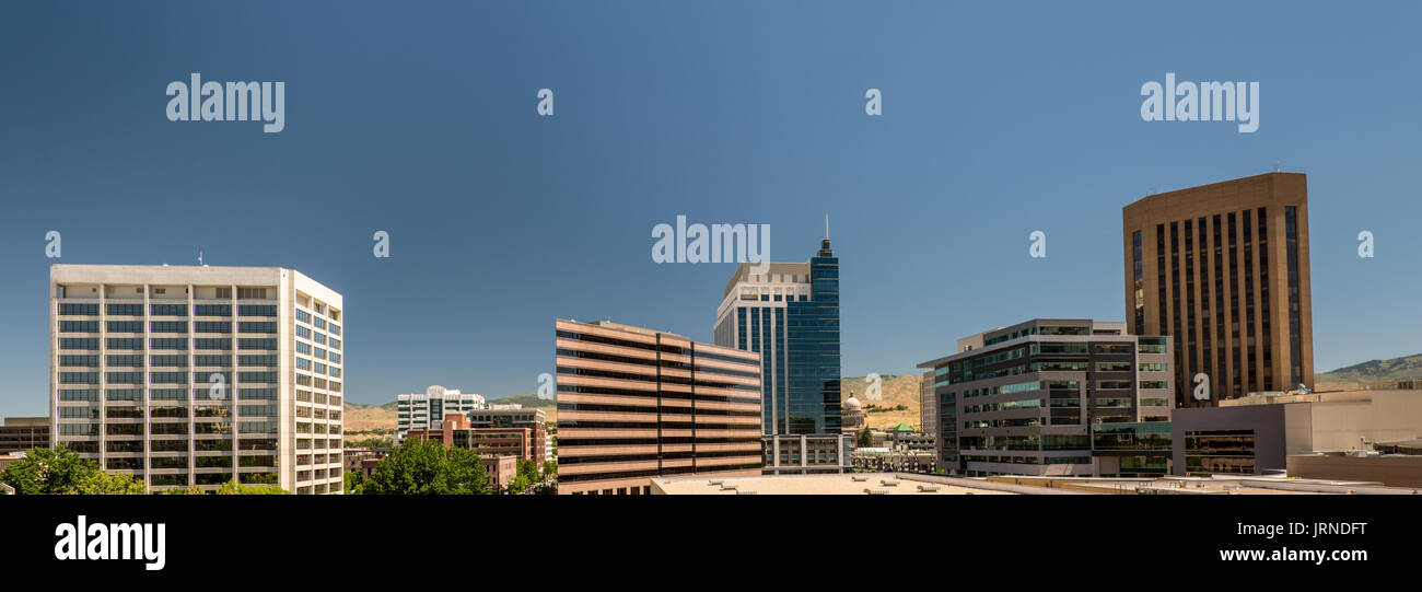 Unique view of downtown Boise Idaho Stock Photo - Alamy
