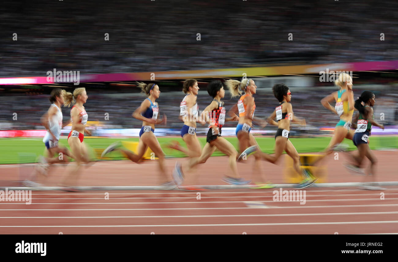 A general view of the Women's 10,000m Final during day two of the 2017 ...