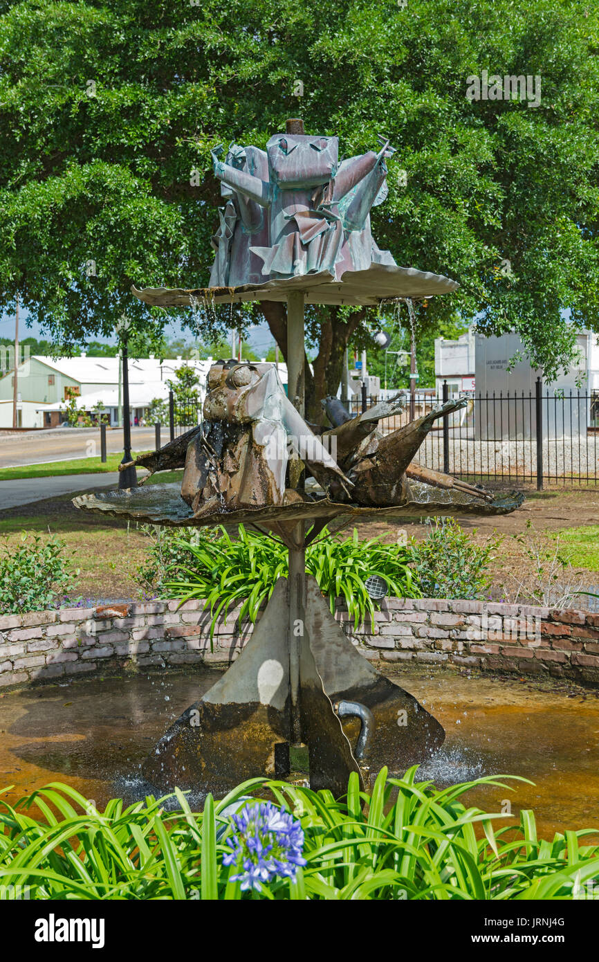 Louisiana, Acadia Parish, Rayne, "Frog Capital of the World" aka ...