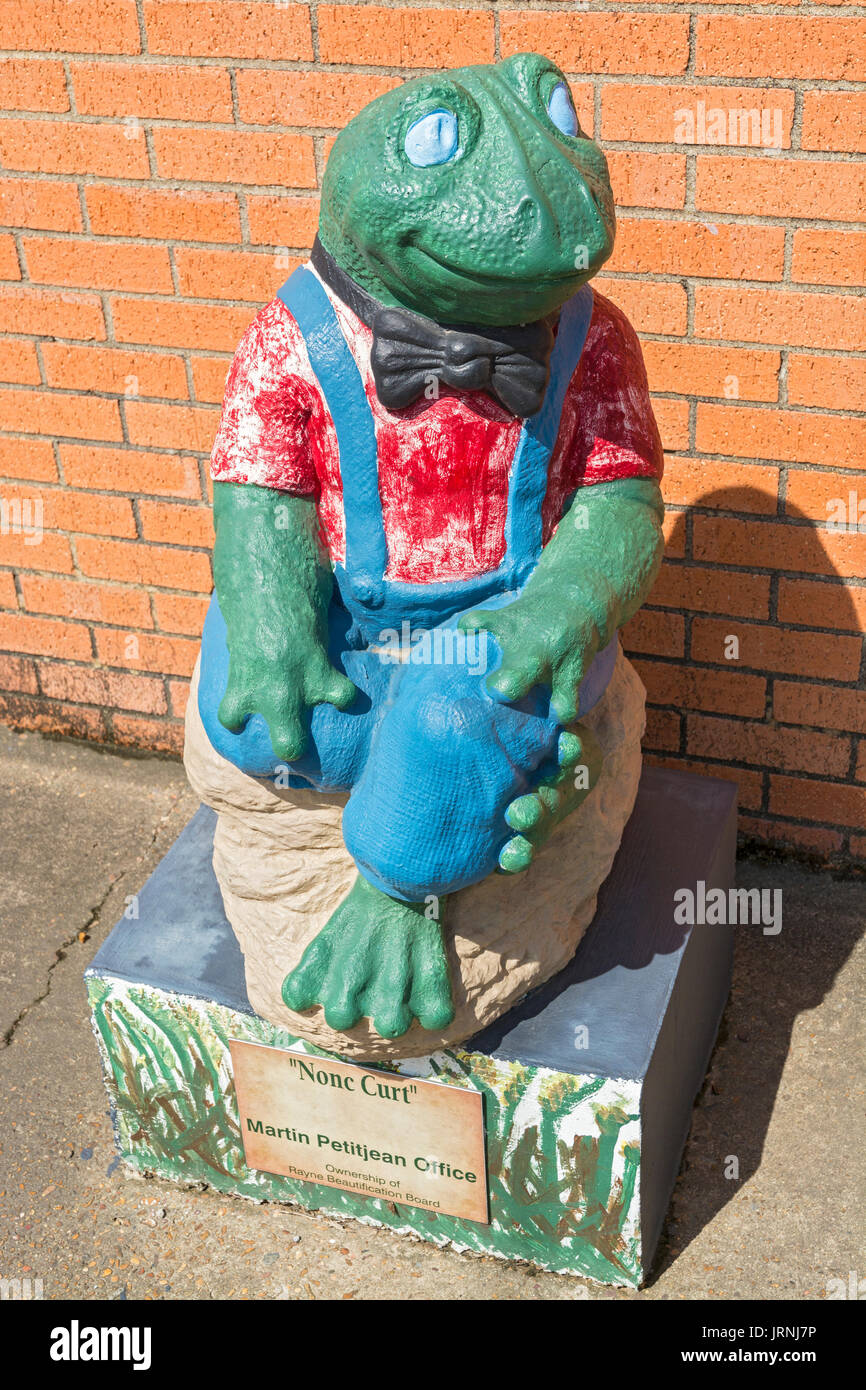 Louisiana, Acadia Parish, Rayne, "Frog Capital of the World" aka ...