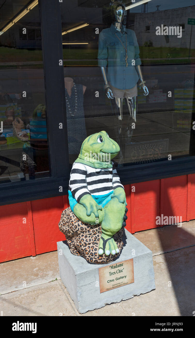 Louisiana, Acadia Parish, Rayne, "Frog Capital of the World" aka ...