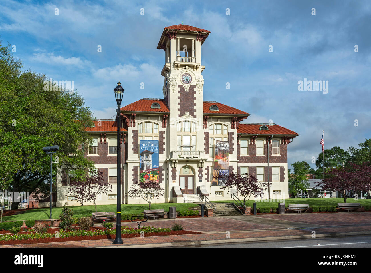 Louisiana, Calcasieu Parish, Lake Charles, Historic City Hall Arts ...