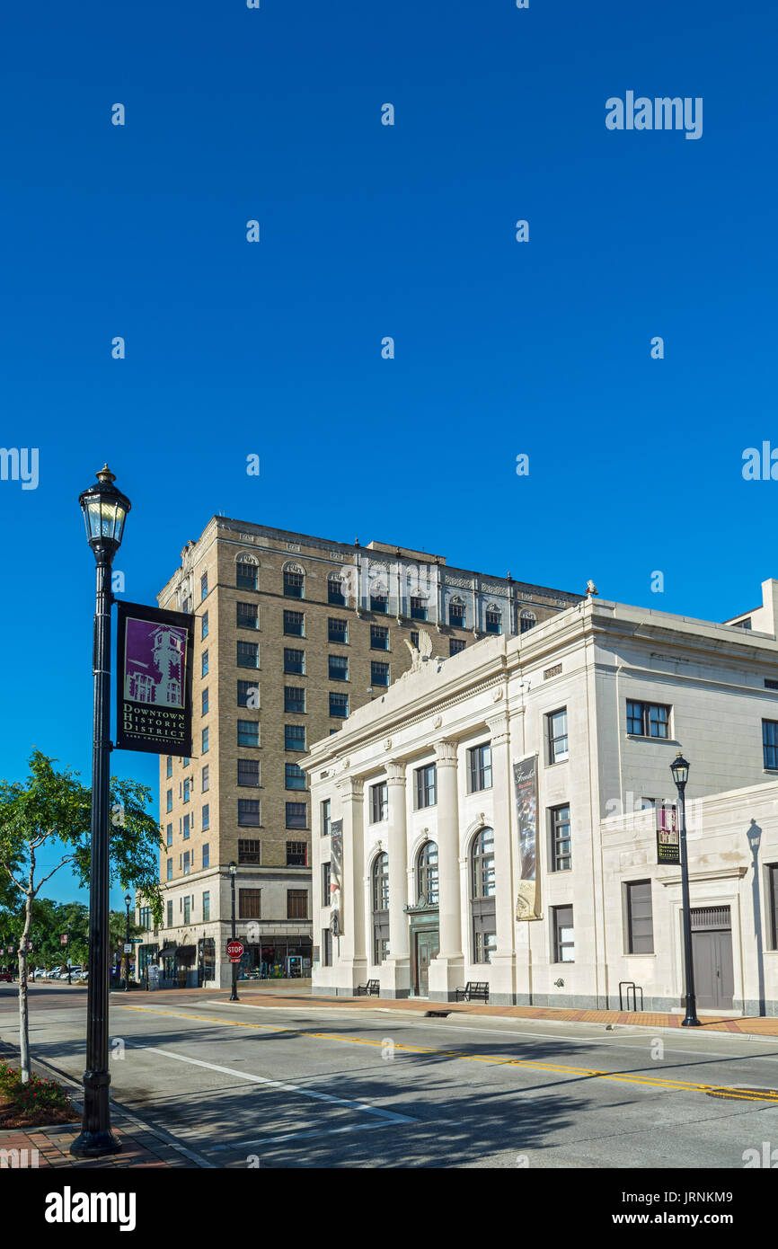 Louisiana, Calcasieu Parish, Lake Charles, Downtown Historic District ...