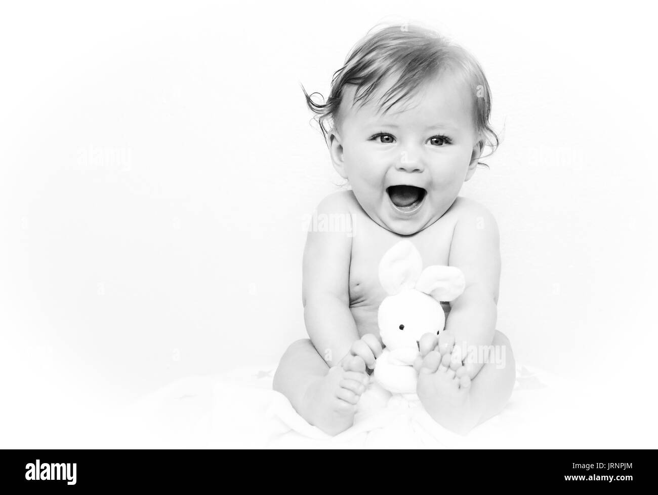 Portrait beautiful baby girl Cut Out Stock Images & Pictures - Alamy