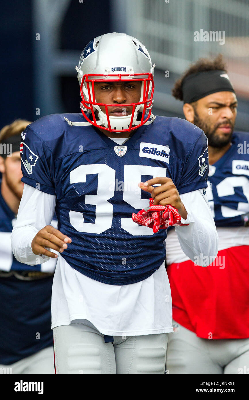 Foxborough, MA, USA. 5th August, 2017. New England Patriots defensive ...