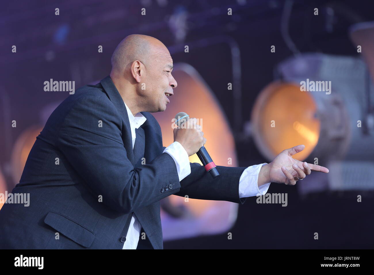 Siddington, Cheshire, UK. 5th August, 2017. Former Fine Young Cannibals ...