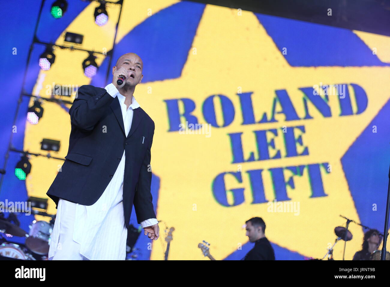 Siddington, Cheshire, UK. 5th August, 2017. Former Fine Young Cannibals ...